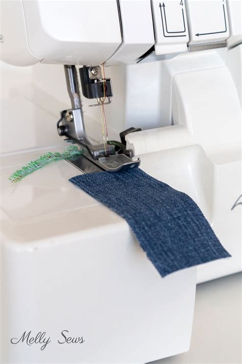 How To Use A Serger Or Overlocker A Beginners Guide Melly Sews
