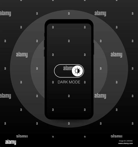 Vector On Off Switch Dark And Light Mode Switcher For Phone Screens Toggle Element For Mobile
