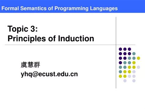 Ppt Formal Semantics Of Programming Language S Powerpoint Presentation Id5433923