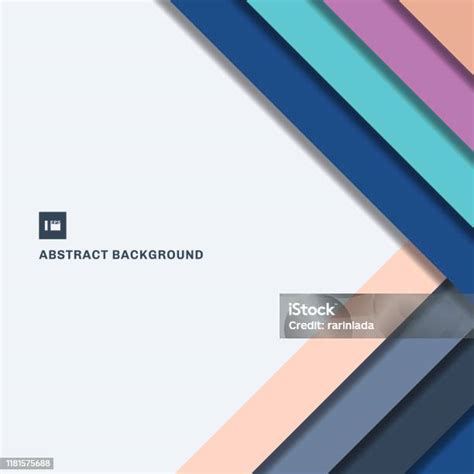 추상 템플릿 디자인 텍스트에 대한 흰색 배경 공간에 화려한 기하학적 중첩 레이어 줄무늬 대각선 0명에 대한 스톡 벡터 아트 및