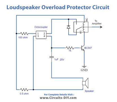 Amplifier Loudspeaker Overload Protector Circuit
