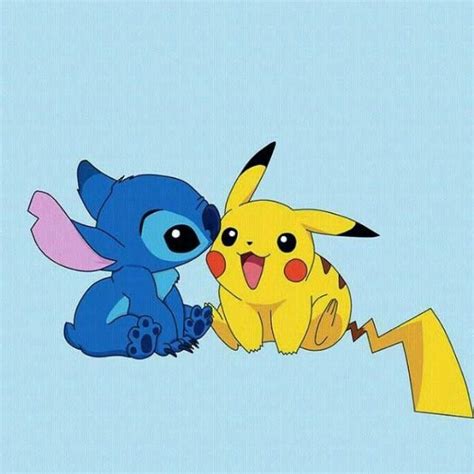 Pikachu Y Wallpapers I Love Stitch Cute