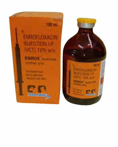 Enrox Enrofloxacin 10 Injection Packaging Type Bottle Packaging Size 100 Ml At ₹ 339 64