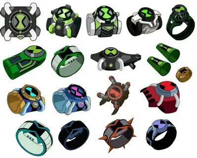 Different Square Omnitrix Types смотрите и скачивайте изображения