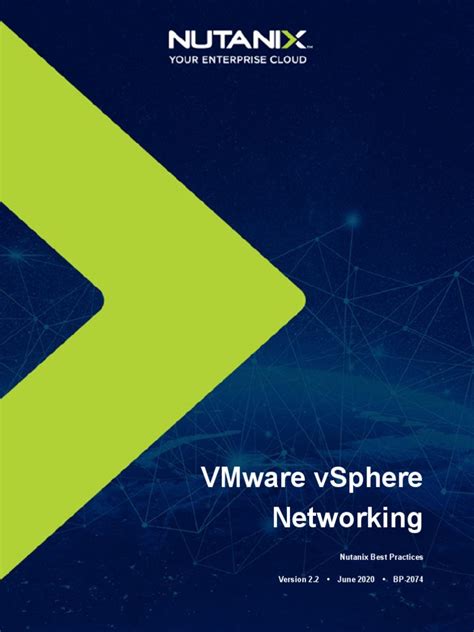 vmware vsphere networking nutanix best practices version 2 2 june 2020 bp 2074 pdf