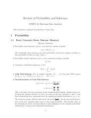 Exploring Probability Bayesian Data Analysis Course Hero