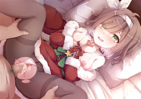 Rule 34 1girls Bed Bondage Breasts Brown Hair Christmas Christmas