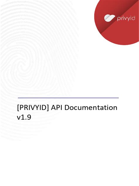 Privyid Api Documentation V19 Pdf String Computer Science Identity Document