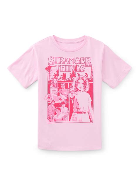 Netflix Stranger Things Girls Short Sleeve Graphic T Shirt Sizes 4 16