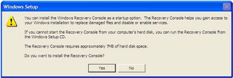 Add Recovery Console To The Boot Menu On Windows XP