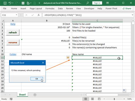 Excel VBA File Renamer For Windows DailyEXCEL Net