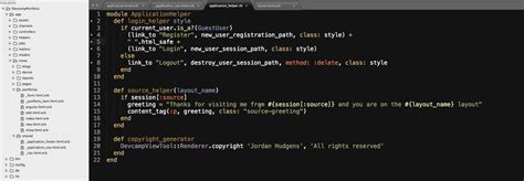 How To Implement A Footer Along With Adding Method Arguments To A Rails