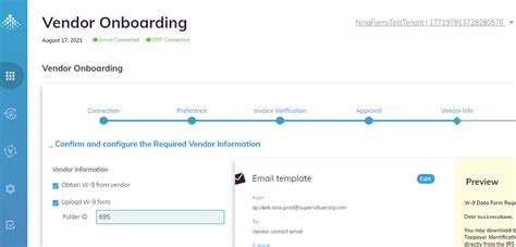 Upload Folder Id For Automated Vendor Onboarding In Oracle Netsuite