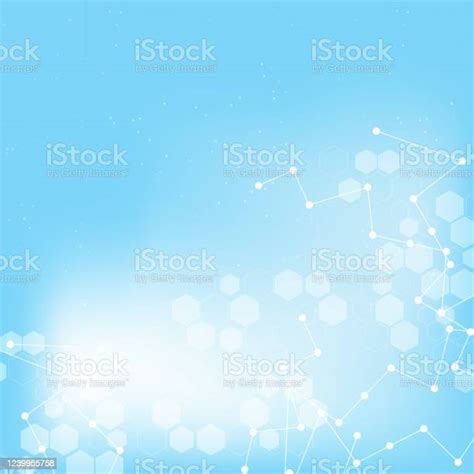 육각형이 있는 기하학적 추상적 배경 혁신 기술 개념 네트워크 과학 연구 구조 에네틱 엔지니어링 및 통신 과학 기술 및 의료 개념 0명에 대한 스톡 벡터 아트 및 기타 이미지