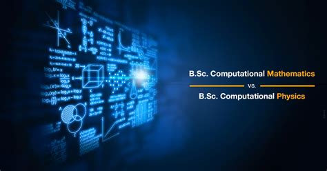Bsc Computational Mathematics Vs Computational Physics