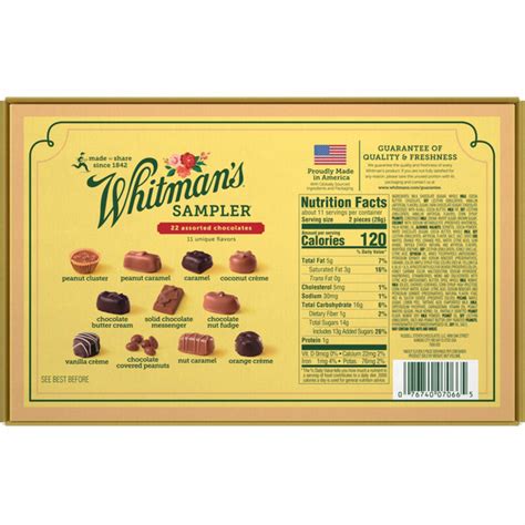 Fred Meyer Whitmans Sampler Assorted Milk And Dark Chocolate T Box