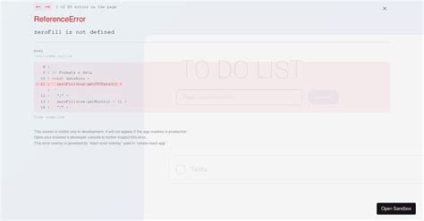 To Do List Codesandbox