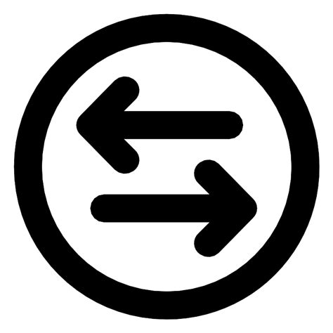 Swap Horizontal Circle Vector SVG Icon SVG Repo