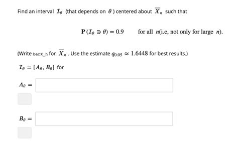 Solved Let 𝑋1𝑋𝑛 Be Iid Random Variables With
