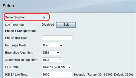 Configuration Of An IPSec VPN Server On RV130 And RV130W Cisco