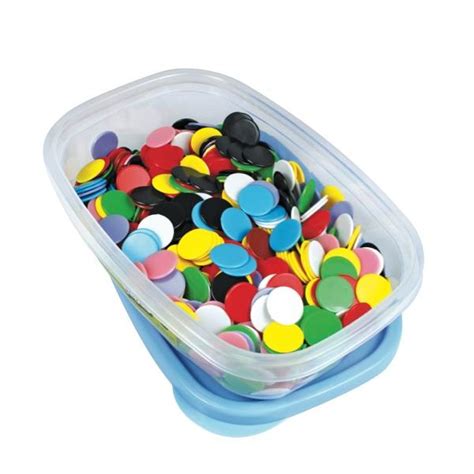 Learning Toolbox Maths Counters 22mm Solid Colours Pack Of 1000