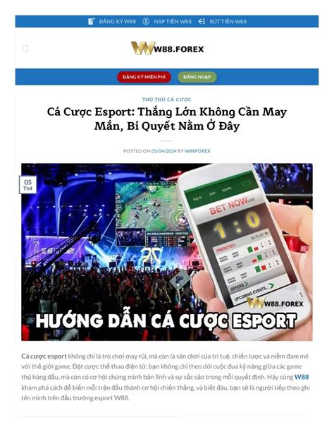 PPT Bí Quyết Chiến Thắng trong Cá Cược Esport Chiến Lược và Kỹ Năng Cần Biết PowerPoint