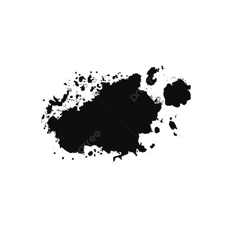 Black Brush Splash Black Brush Splash Ink Png And Vector With
