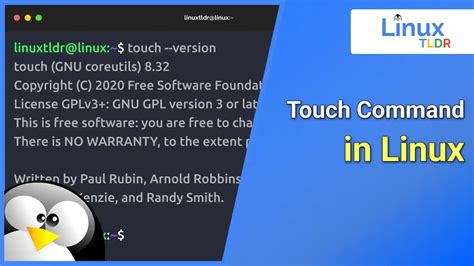 beginners guide for touch command in linux r linuxtldr