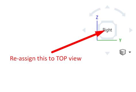 how to re assign the view cube — onshape