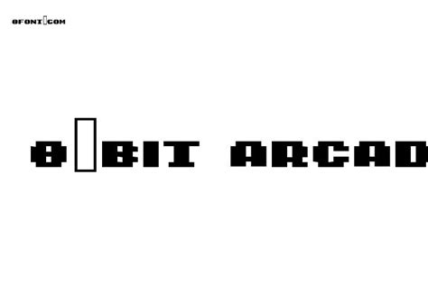 8 Bit Arcade In Free Font Download