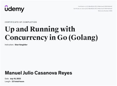 manuel julio casanova reyes on linkedin concurrency in golang with Ûdemy 🎉🎓 another exciting