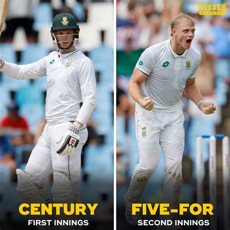 Just 🇿🇦 Corbin Bosch Hits Maiden Test Ton And Delivers With Ball In