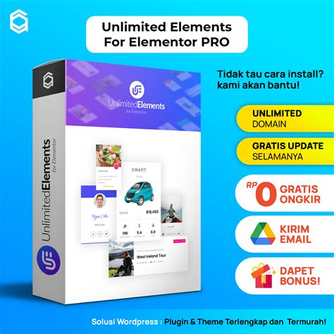 Jual Unlimited Elements For Elementor Pro Plugin Wordpress Lifetime Unlimited Domain Shopee