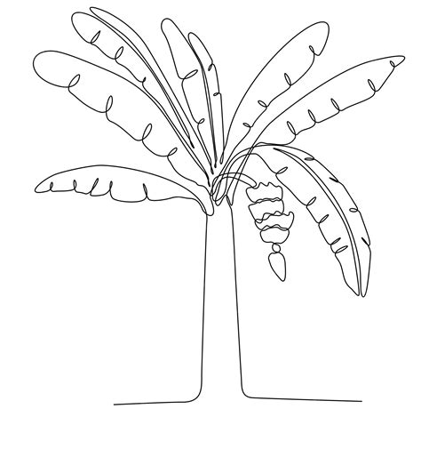 How To Draw Banana Trees