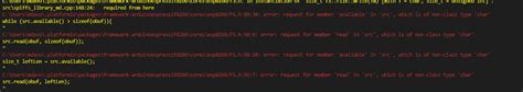 Compiler Errors In Fsh Using New V251 · Issue 6102 · Esp8266