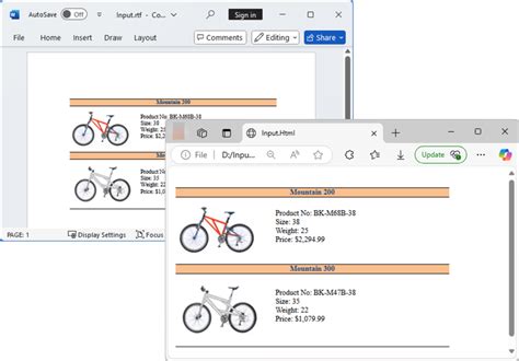 How To Convert Rtf To Html And Vice Versa Using Net Core Docio