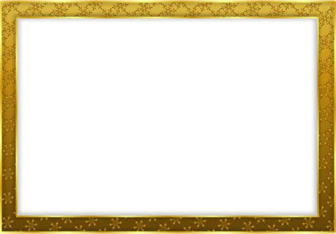 Golden Frame Ornate Vintage Decorative Border PNG PNG All
