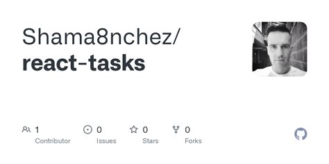Github Shama8nchezreact Tasks