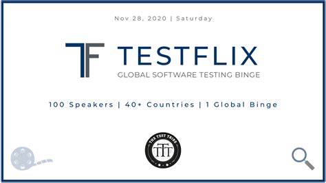 Testflix Global Software Testing Binge Tickets By The Test Tribe Saturday November 28 2020