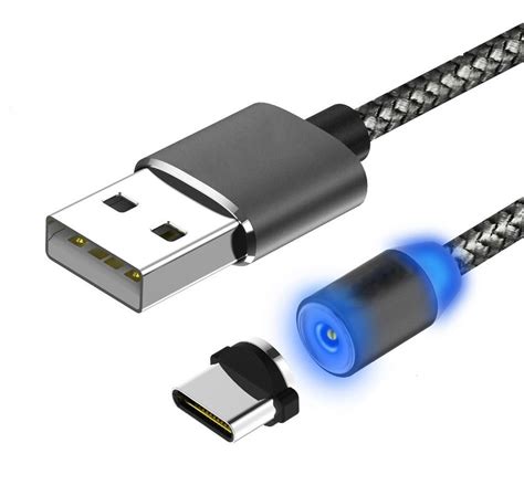 Магнитный Usb кабель для зарядного устройства Есть Micro Usb и Type C Новые