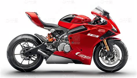 摩托车ai数字艺术 红色摩托车的摄影图 Ai图片免费下载png格式4032像素编号70751849 千图网