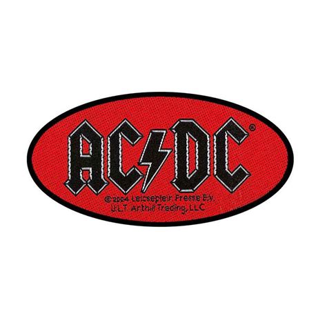 Acdc Acdc Logo Acdc Logo Patch Hard Rock Patch Metal Patch Rockoff