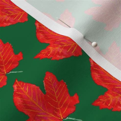 Maple Leaf Fabric Spoonflower