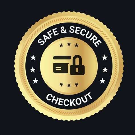 Safe Secure Checkout Logo Design And Trust Badge Checkout Logo Secure