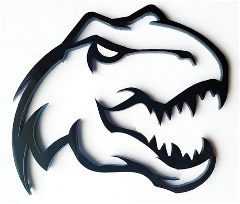 2x Dinosaur T Rex Trx Emblem For Dodge Ram Logo 1500 2500 3500 Etsy