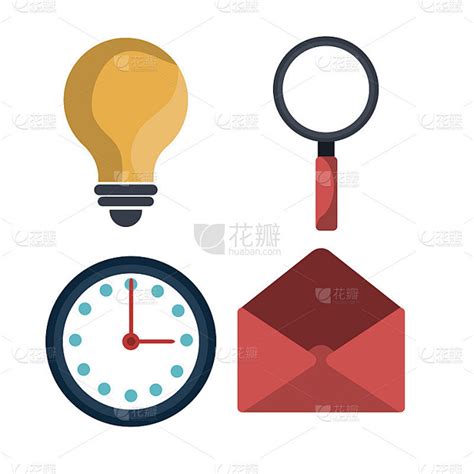 数字和社交营销图形