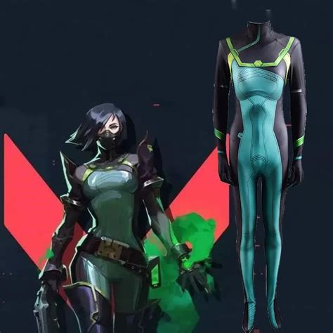 할로윈 디럭스 바이퍼 코스프레 게임 용병대 캐릭터 의상 젠타이 바디 슈트 여성 성인 키즈 점프 슈트 Aliexpress