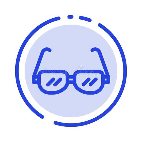 Web Blue Dotted Line Line Icon Stock Vector Illustration Of 148919865