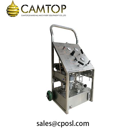 30000psi Maximum Portable Pneumatic Hydro Test Pump Camtop Shanghai