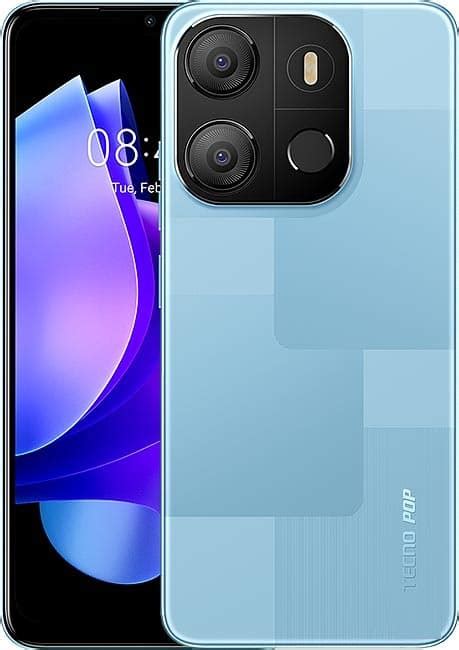 Tecno Pop BF Capri Blue GB GB RAM Gsm Unlocked Phone Display Inch Front Camera MP